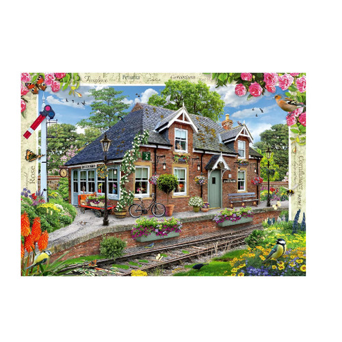 Ravensburger Railway Cottage Country Cottage Collection No 13 Jigsaw Puzzle
