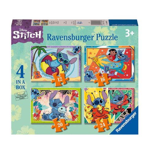 Ravensburger Disney Stitch Jigsaw Puzzles 4 in a Box