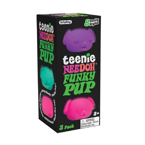 Teenie Needoh Funky Pup 3 Pack