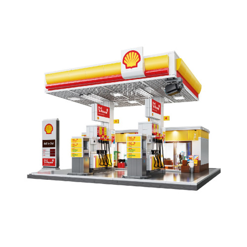 CaDa Shell Retail Station With USB Lighting 1309 Pieces