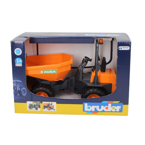 Bruder AUSA Orange & Grey Mini Dumper Construction Vehicle