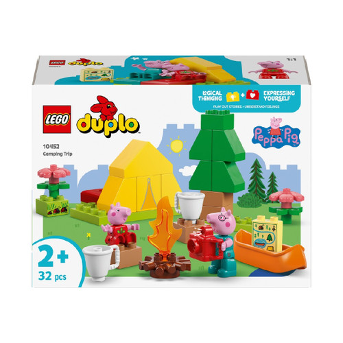 Lego 10452 Duplo Peppa Pig & Daddy Pig Camping Trip 32 Piece Set
