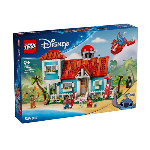 Lego 43268 Disney Lilo & Stitch Beach House 834 Piece Set