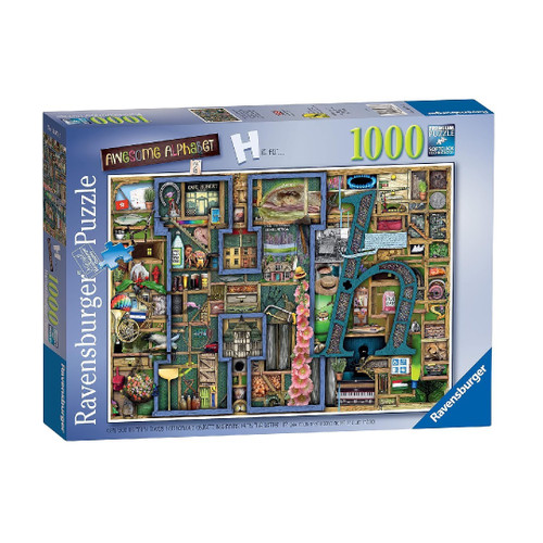 Ravensburger Awesome Alphabet H 1000 Piece Jigsaw Puzzle