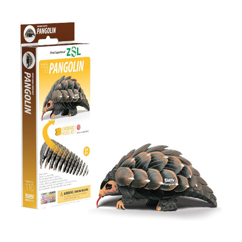 Eugy Pangolin 110 3D Cardboard Model Construction Kit