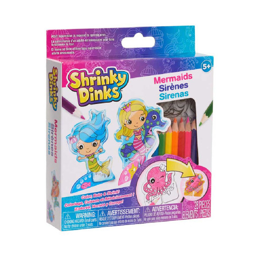 Shrinky Dinks Colour, Bake & Shrink Mermaid Friends Activity Kit