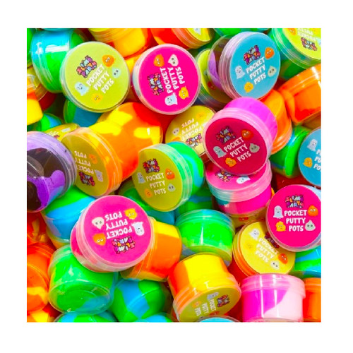 Slime Party Pocket Putty Pots Sensory Putty Fidget Toy