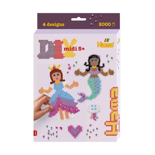 Hama Beads DIY Princess And Mermaid Craft Set
