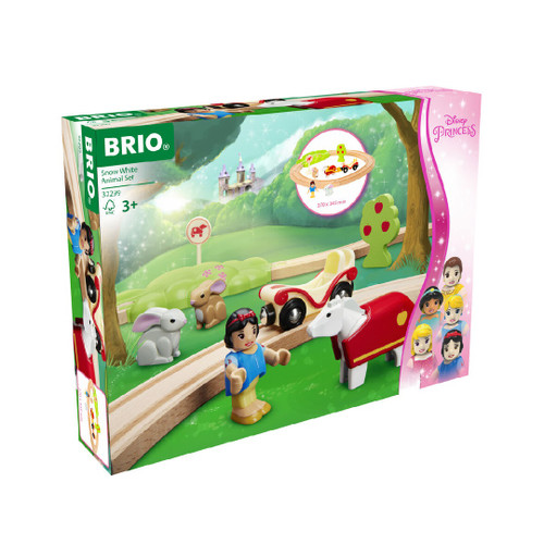 Brio Disney Princess Snow White Wooden Animal Train Set