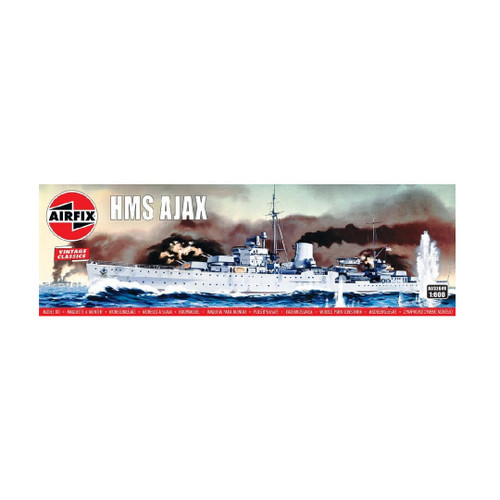 Airfix Vintage Classics HMS AJAX Model Warship Kit