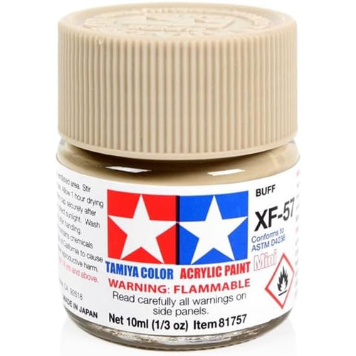 Tamiya Mini XF-57 Buff Acrylic Paint 10ml