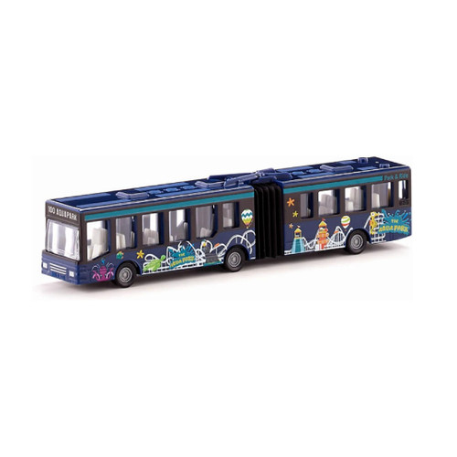 Siku 1:87 Park And Ride Blue Hinged Bus