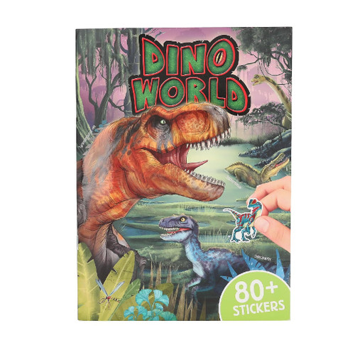 Depesche Dinosaur World Sticker Book With Puffy Stickers
