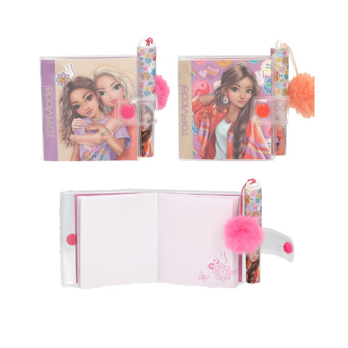 Depesche Topmodel Mini Notebook With Ballpen Assorted Colour