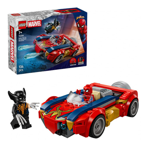 Lego Super Heroes Marvel Spider-Man Car Vs. Venomized Wolverine