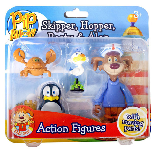 Pip Ahoy! Skipper, Hopper, Pasty and Alan Figures