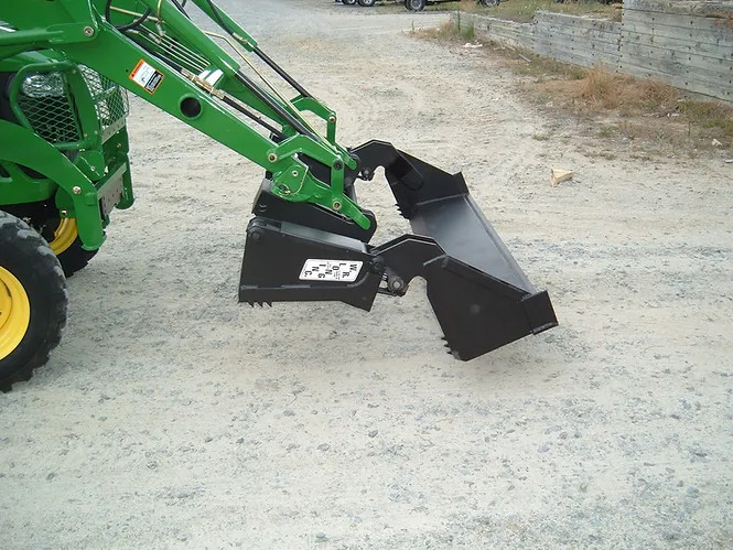 WR Long Ultra-Jaw 2 4N1 Bucket for Compact Tractor Loaders