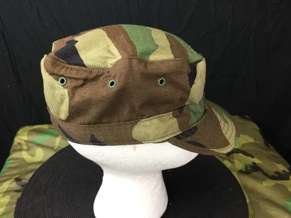 HOT WEATHER BDU CAP | WOODLAND CAMO ; 8415013936294; 8415-01-393-6294 ...