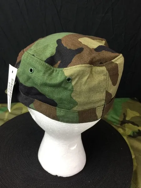 HOT WEATHER BDU CAP | WOODLAND CAMO ; 8415013936294; 8415-01-393-6294 ...