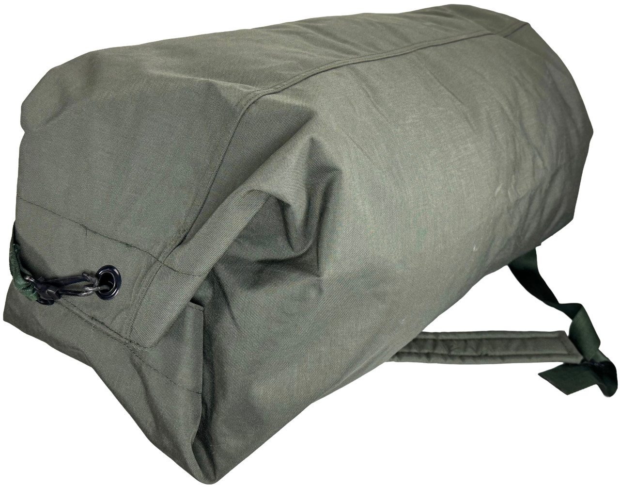 USGI Military Top-Loading Duffel Bag Army OD Green Duffle Backpack ...