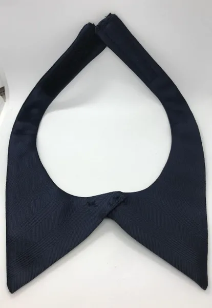 AIR FORCE FEMALE DARK BLUE HERRINGBONE NECK TAB FOR OVERBLOUSE DRESS