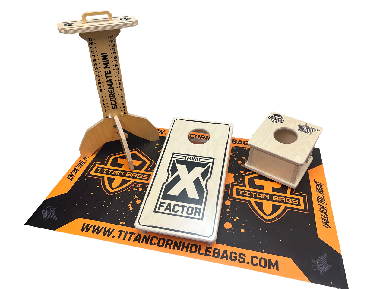 Mini Cornhole Boards and Bags | Titan Bags - ACL Approved Mini Cornhole ...