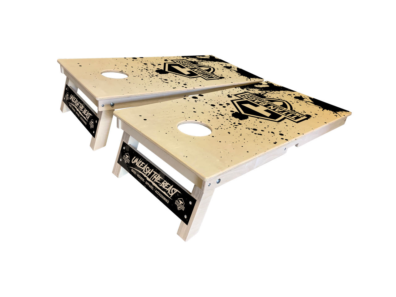 Titan Natural Splatter Pro Cornhole Boards