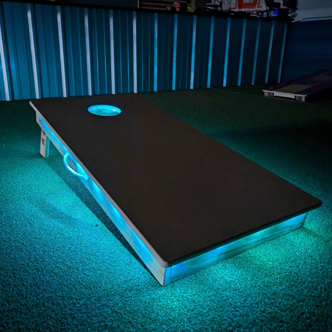 Multi Color Battery Operated Cornhole LED Border & Hole Lights, Set of 2