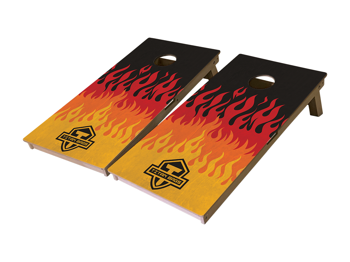 Titan Flames - ACL Approved Cornhole Boards