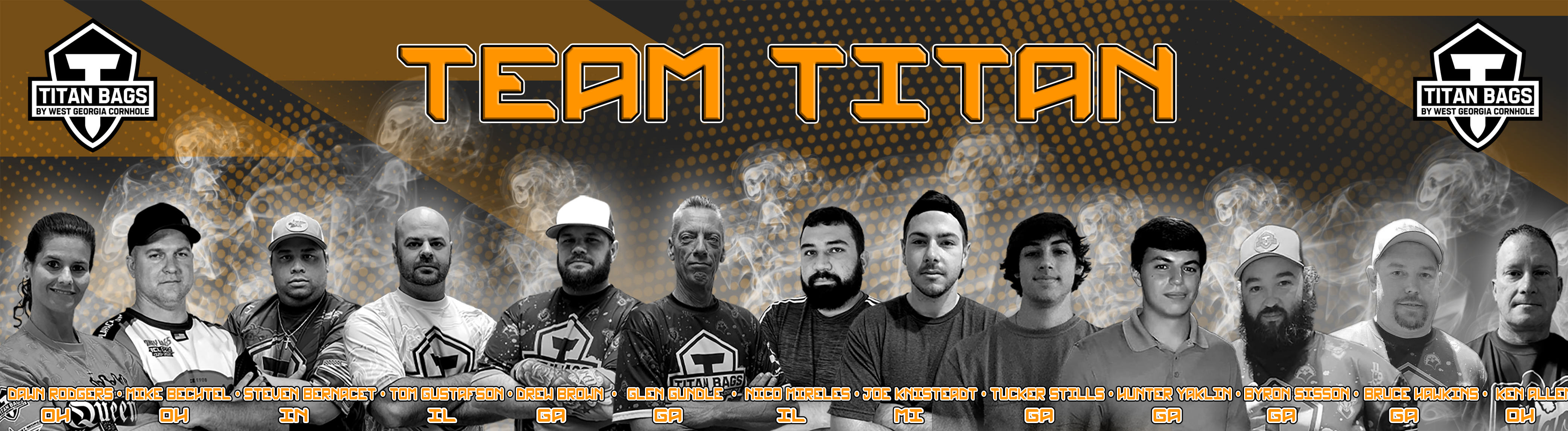 2021/2022 Team Titan Sponsored Players - Titan Bags