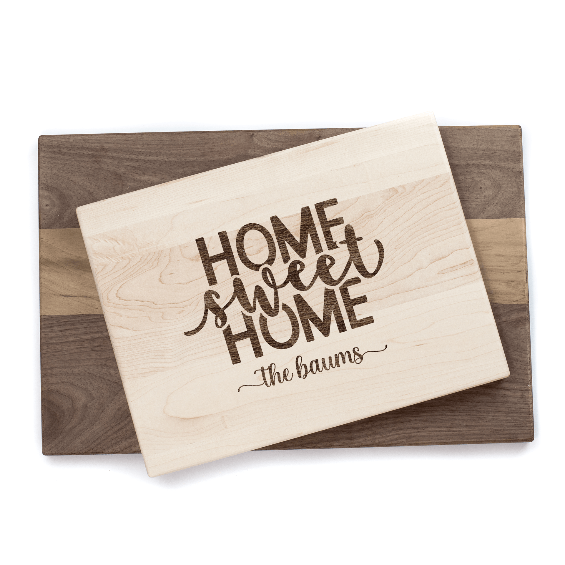 Personalized Home Sweet Home Cutting Board - Baum Designs