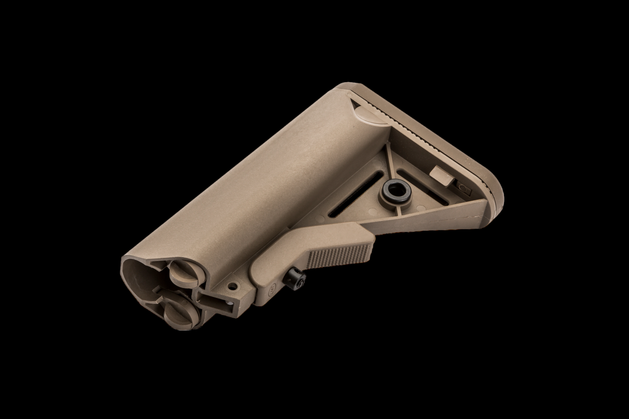 LMT Lewis Machine & Tool Sopmod Buttstock FDE / TAN