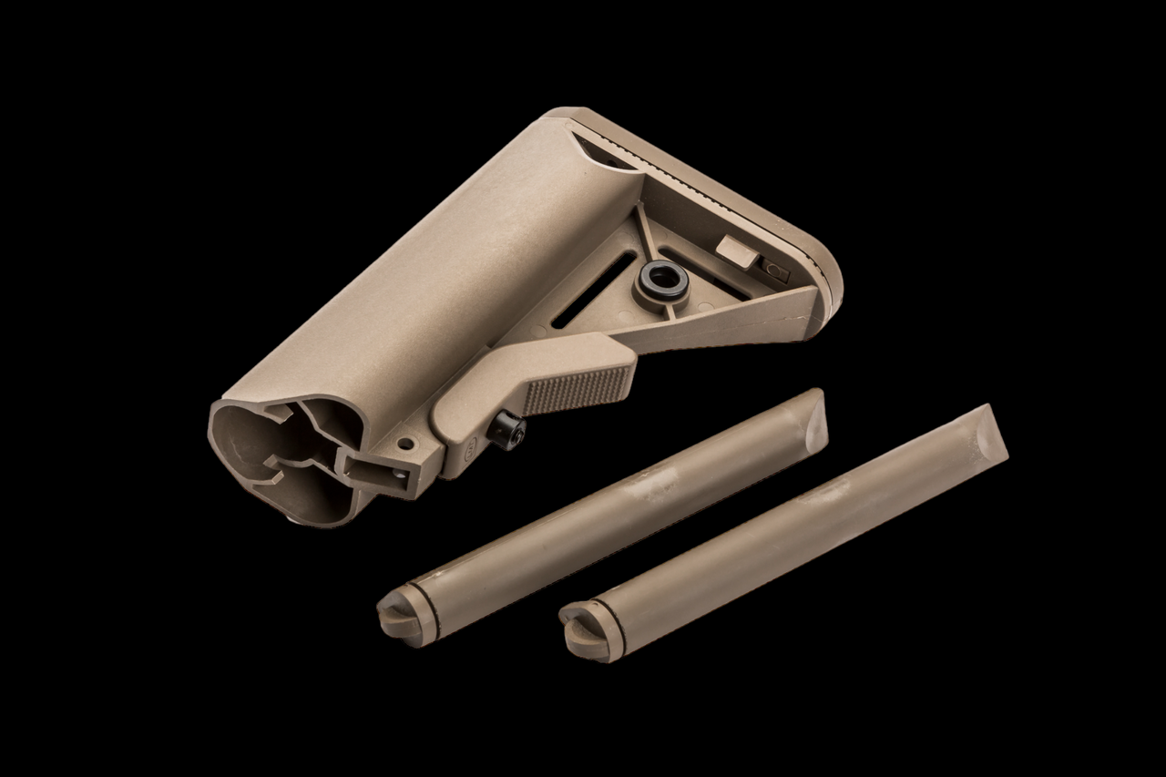 LMT Lewis Machine & Tool Sopmod Buttstock FDE / TAN