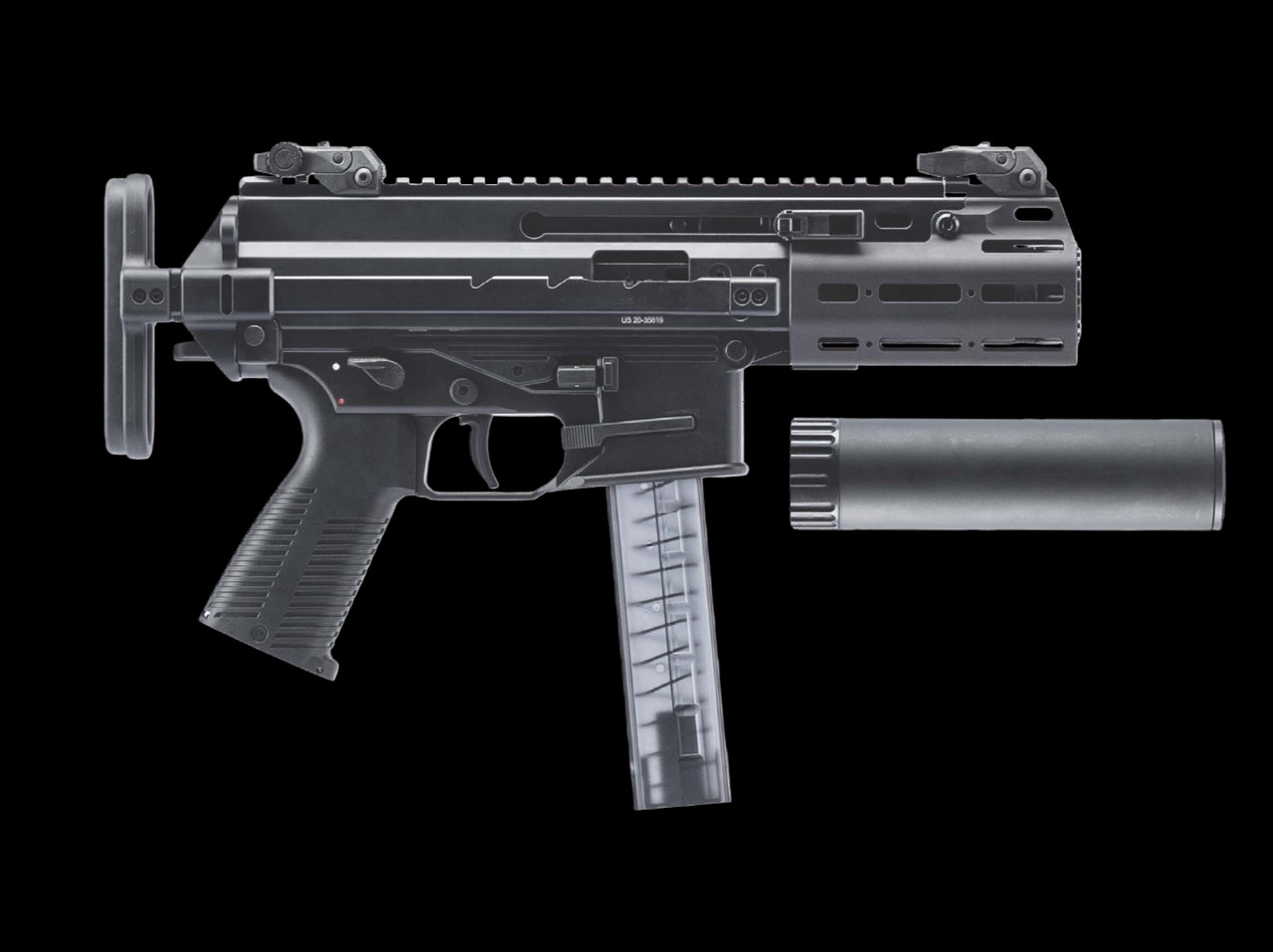 B&T APC9K SD2 BT-36045-SD-SBR