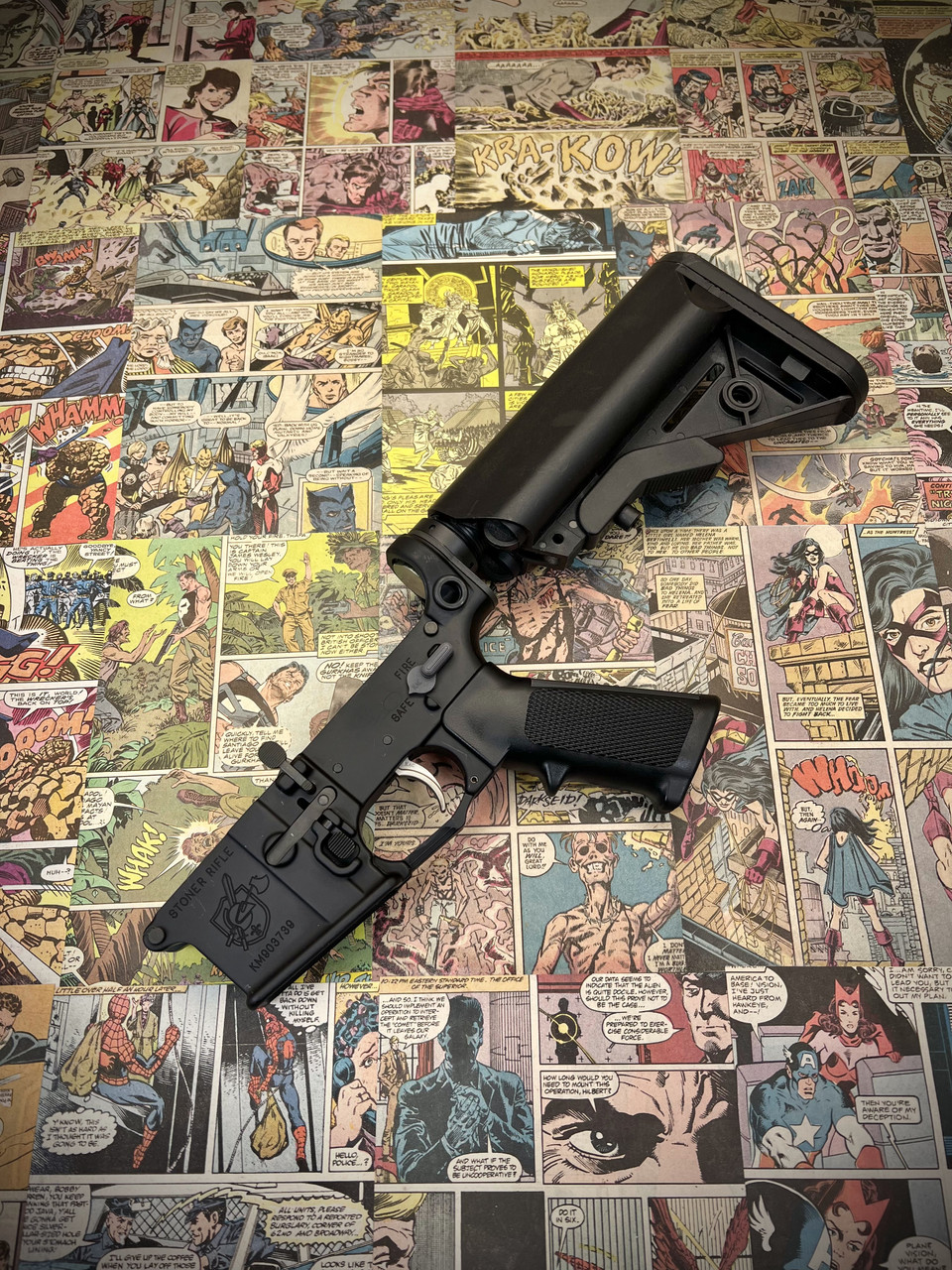 KAC Knight's Armament Company SR-15 Triple Tap Black