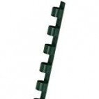1/4" Hunter Green 19-Ring Combs 100/Box - Custom Binding Products