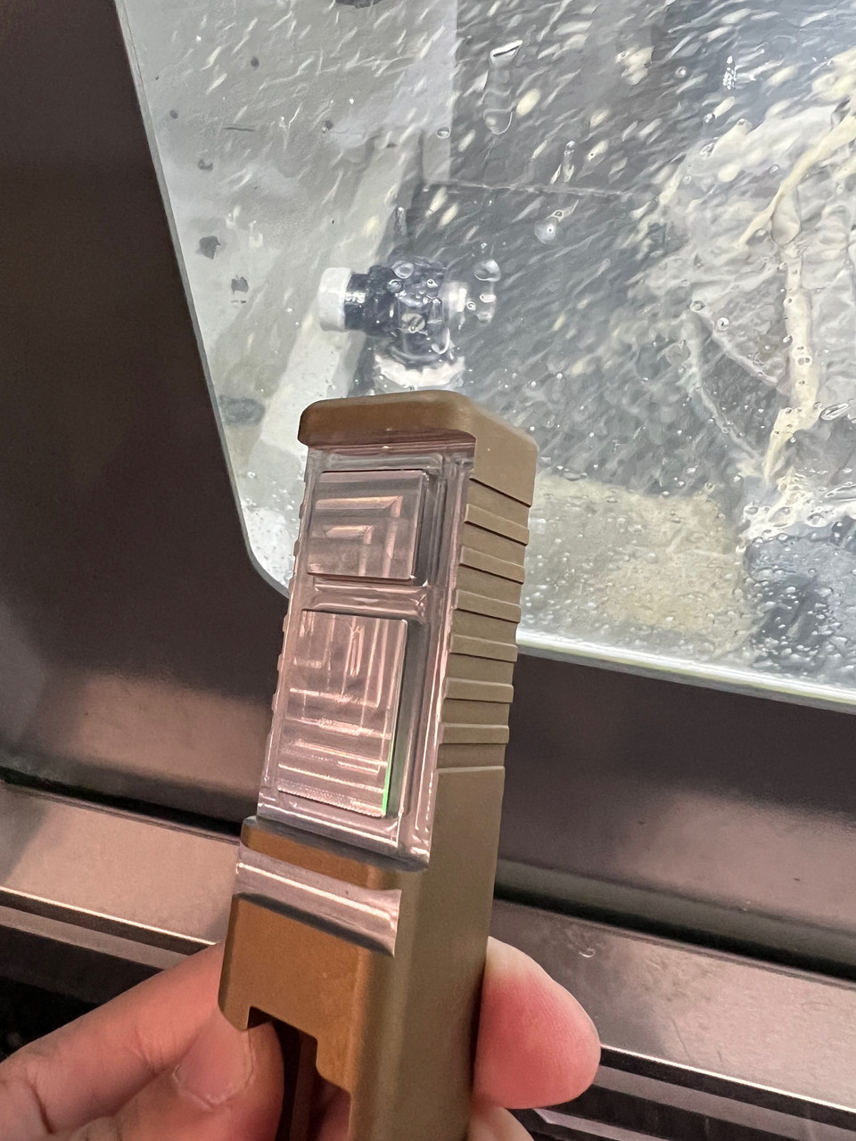 Glock Optics Cut for Aimpoint Acro P-2 w/dovetail in front of optic ...