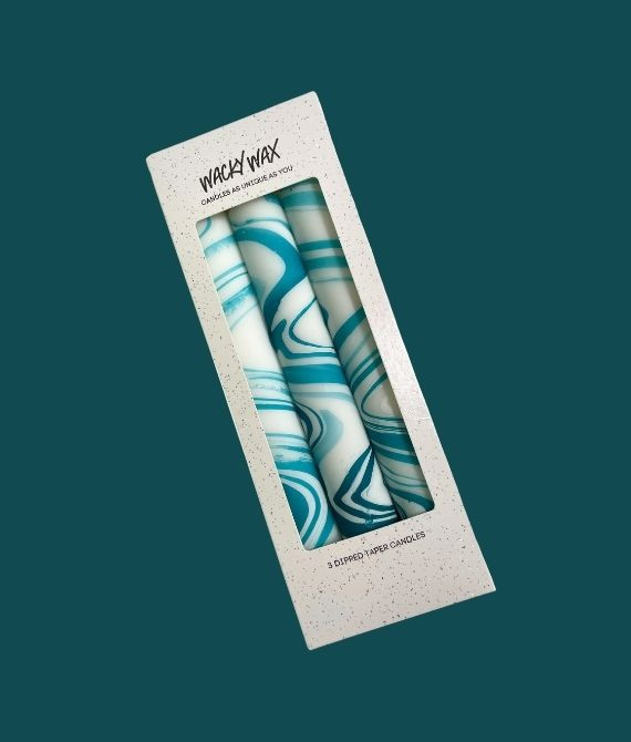 Tranquil Tides Taper Candles Set