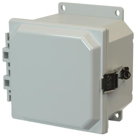 AMP664LF | Allied Moulded Products 6 x 6 x 4 Polycarbonate Enclosure ...