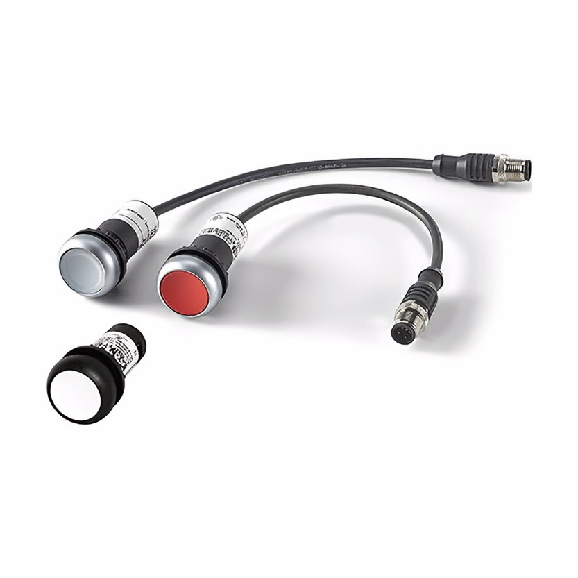 C22-PV-K02-P10 - Eaton - EMERGENCY STOP, 45MM, PUSH-PULL, 2NC, 0.2M, M12