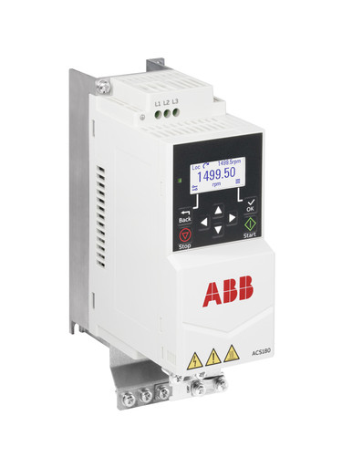 ACS180-04S-03A3-4 | AC Variable Frequency Drive (1.5 HP, 3.0 Amps) | ABB