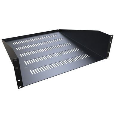 RASV190520BK1 - Hammond Manufacturing 3U Vent Rack Mount Shelf 20"D