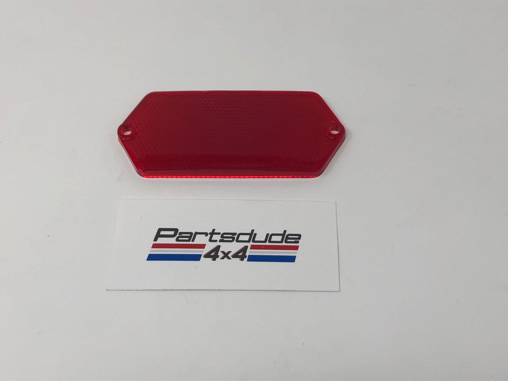 Red rear reflector - Partsdude4x4