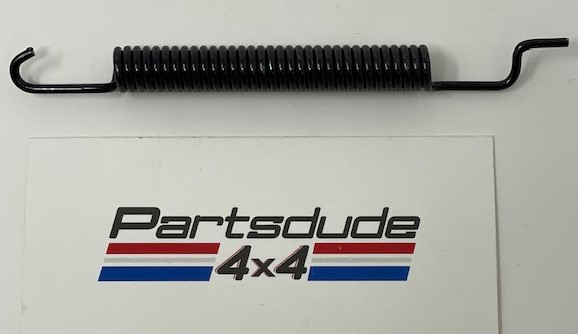Transfer case mounted parking brake return spring, anchor side ...