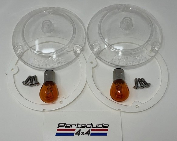 Front parking light master refresh kit, 1972-73 Jeep Commando/AMX ...