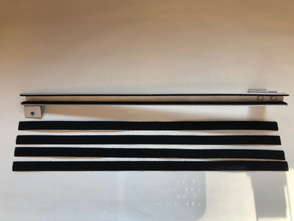 Door glass guide channel felt set - Partsdude4x4