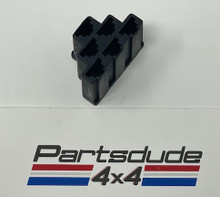 6 pin pyramid male plug housing, GM Series 56 - Partsdude4x4