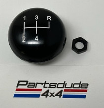 Shift knob, T18 4 Speed early shift pattern (reverse right and up ...