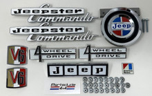 Master emblem kit 1970-71 Jeepster Commando - Partsdude4x4