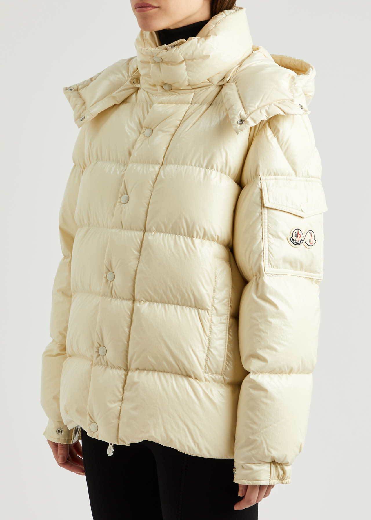 MONCLER Extraordinary Forever Maya quilted shell jacket | Harvey Nichols